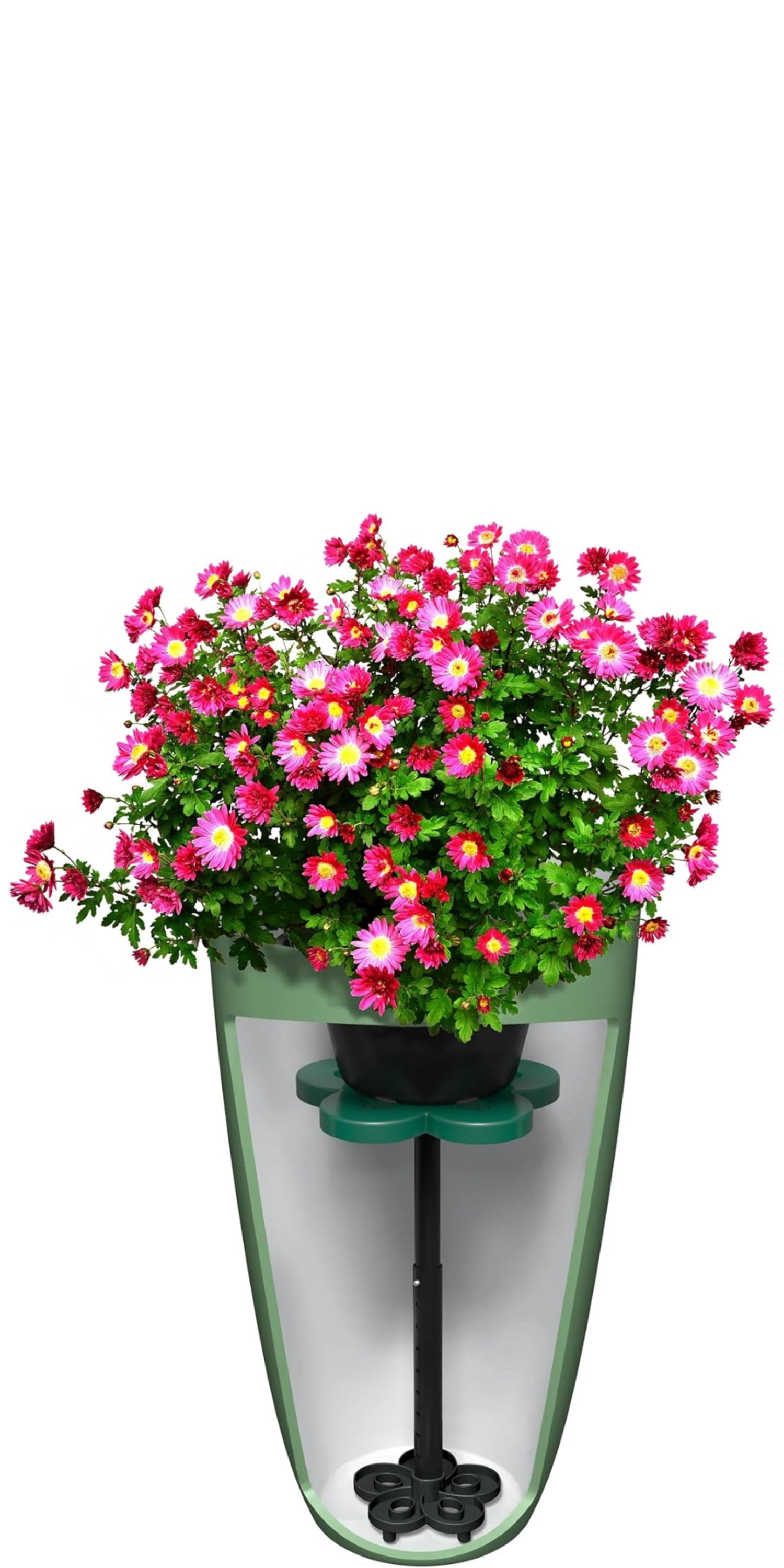 Tall Tapered Plant Riser by Lift Kit Planter Insert | Fill Bottom of ...