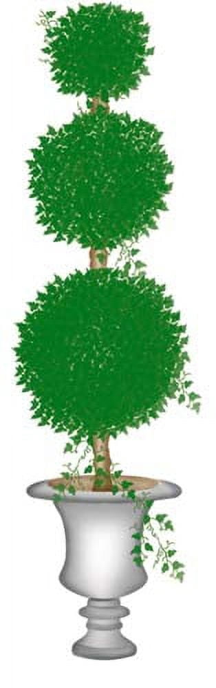 Tall Topiary with Round Balls Wall Stencil SKU #2585 by Designer ...