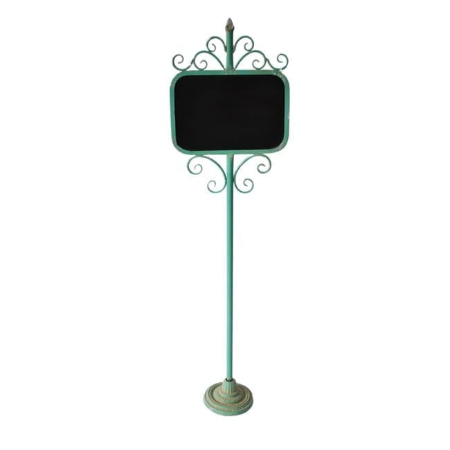 Tall Turqoise Metal Standing Chalkboard - Walmart.com