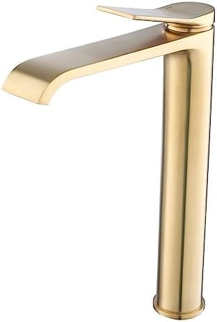 Tall Waterfall Spout Bathroom Bowl Faucet, Single Handle Extra Long ...