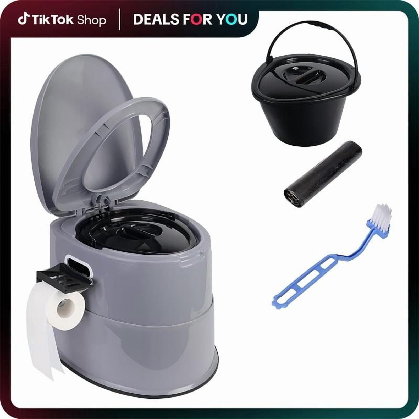 Tall and Spacious Extra Large Portable Travel Toilet - Hygienic Camping ...