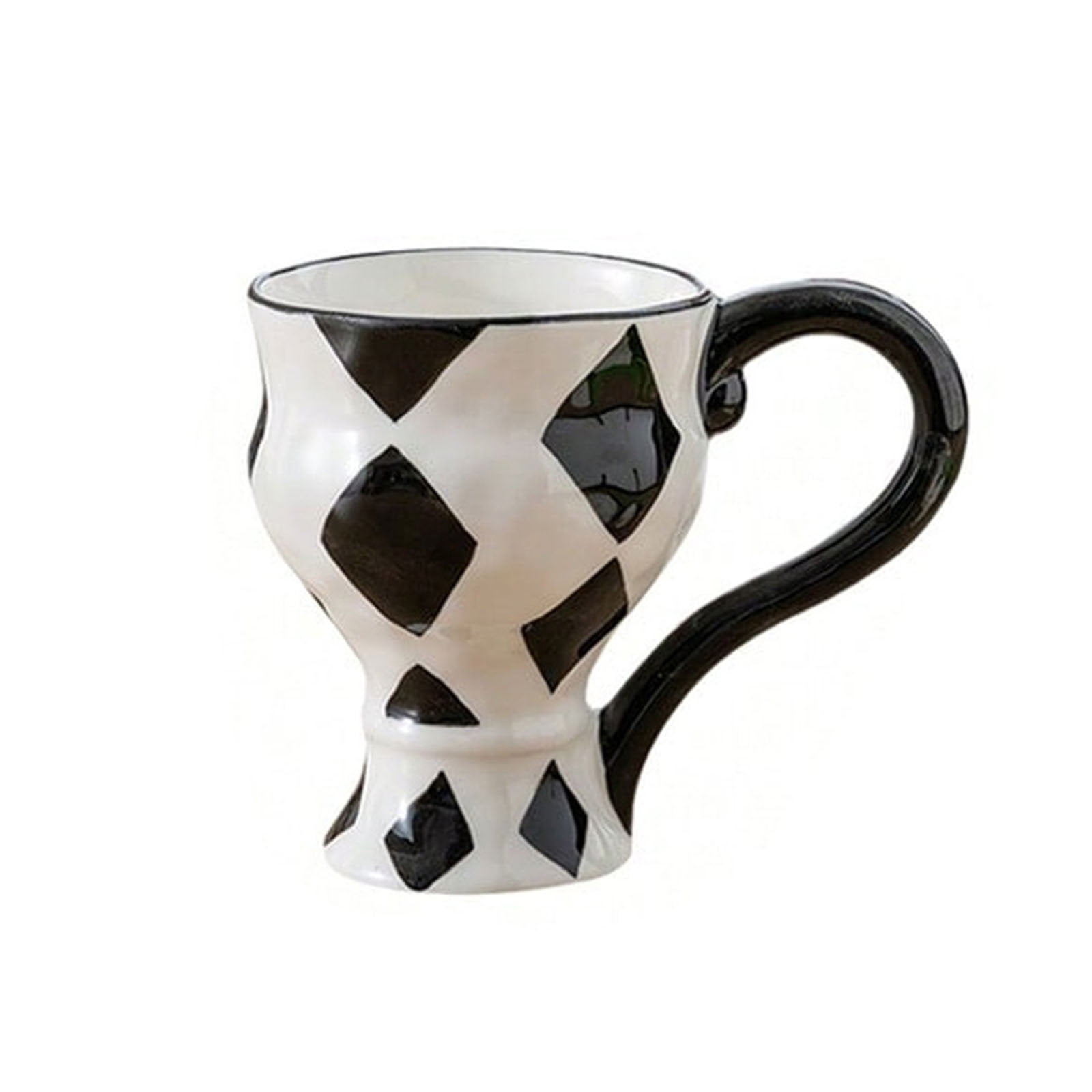 Tall coffee cup, ceramic coffee cup, coffee cup for home, 300ML ...