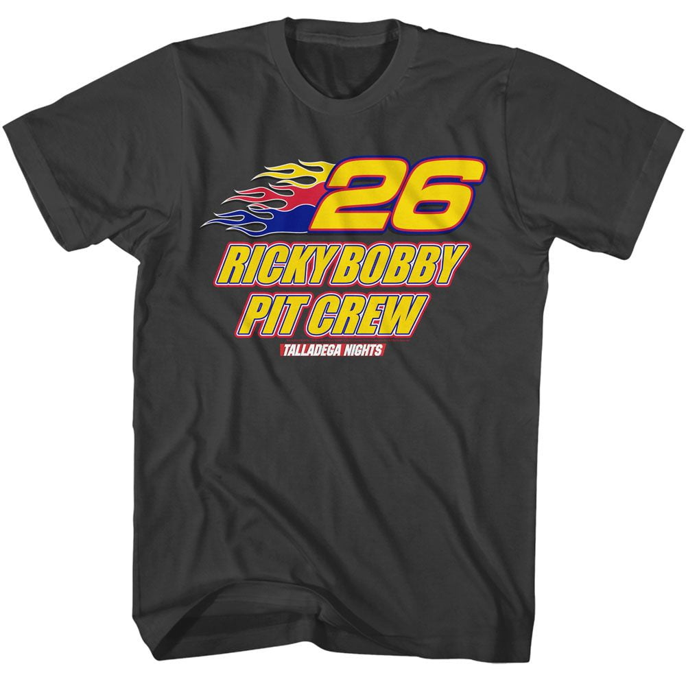 Talladega Nights Ricky Bobby Pit Crew Smoke T-Shirt - Walmart.com