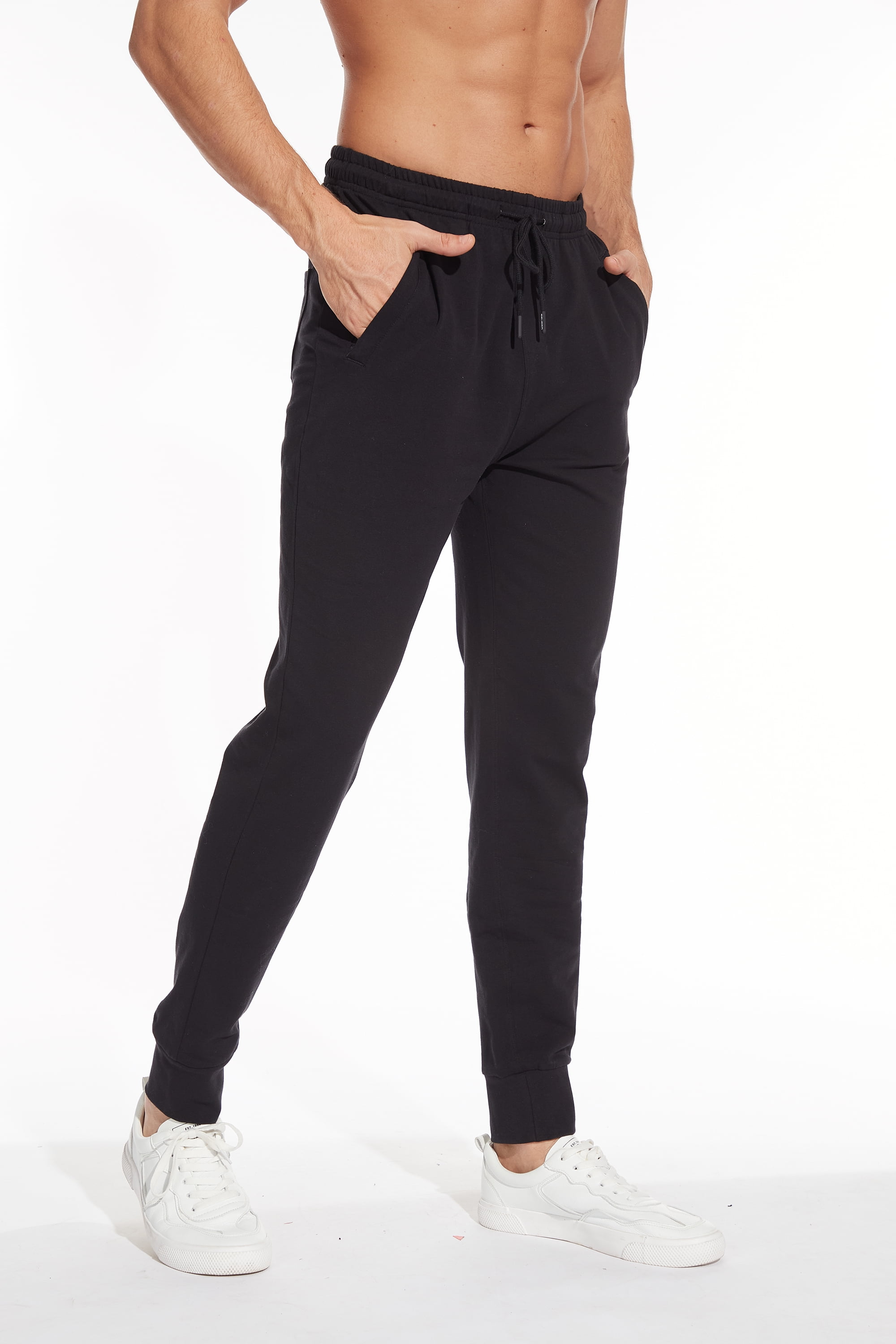 Talleaf 32"/34"/36"/38"/40" Inseam Tall Mens Sweatpants Zipper Pocket ...