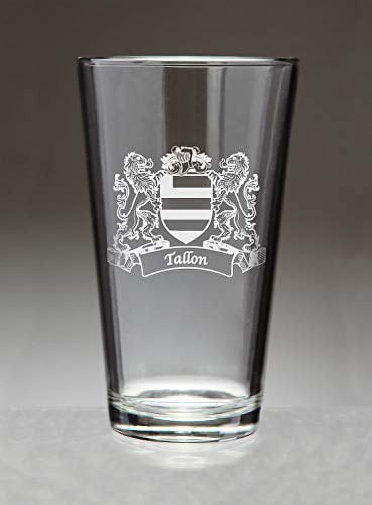 Tallon Irish Coat of Arms Lions Pint Glasses (Sand Etched) - Walmart.com