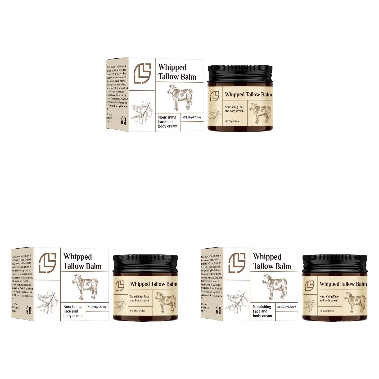 Tallow Balm for Skin, Nourishing Face and Body Cream, Natural ...