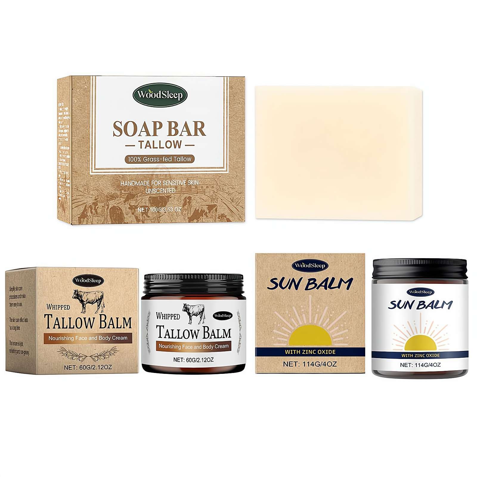 Tallow Body Soap – Moisturizing & Nourishing Cleansing Bar for Soft ...