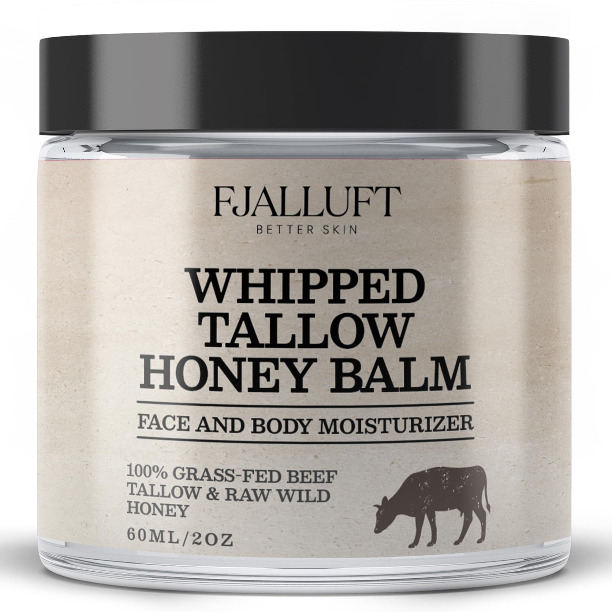Tallow Face Moisturizer for VTF5 Women: Beef Tallow Balm with Raw Honey ...