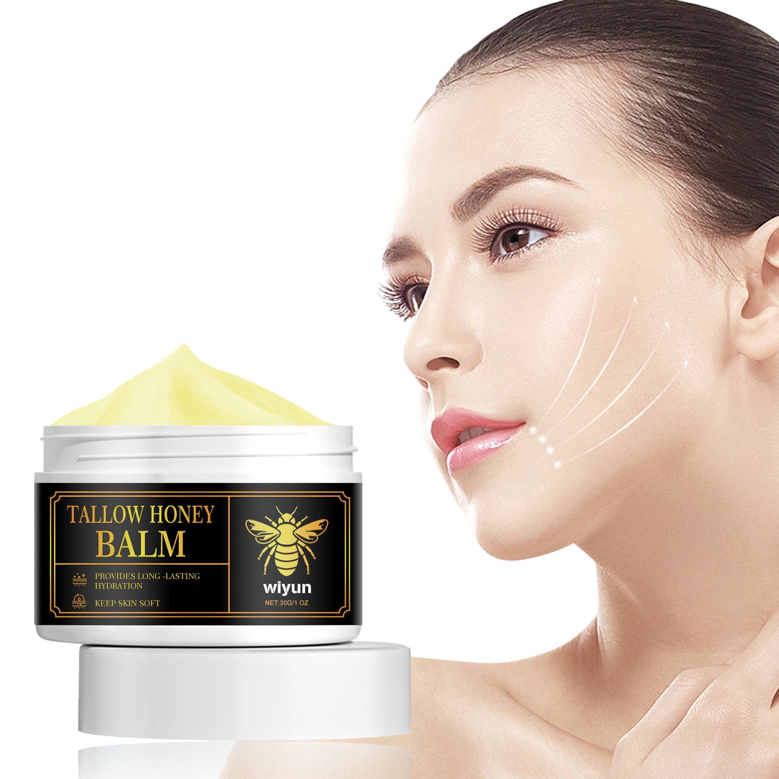 Tallow and Honey Balm for Face, Beef Tallow for Skin, Tallow Face ...