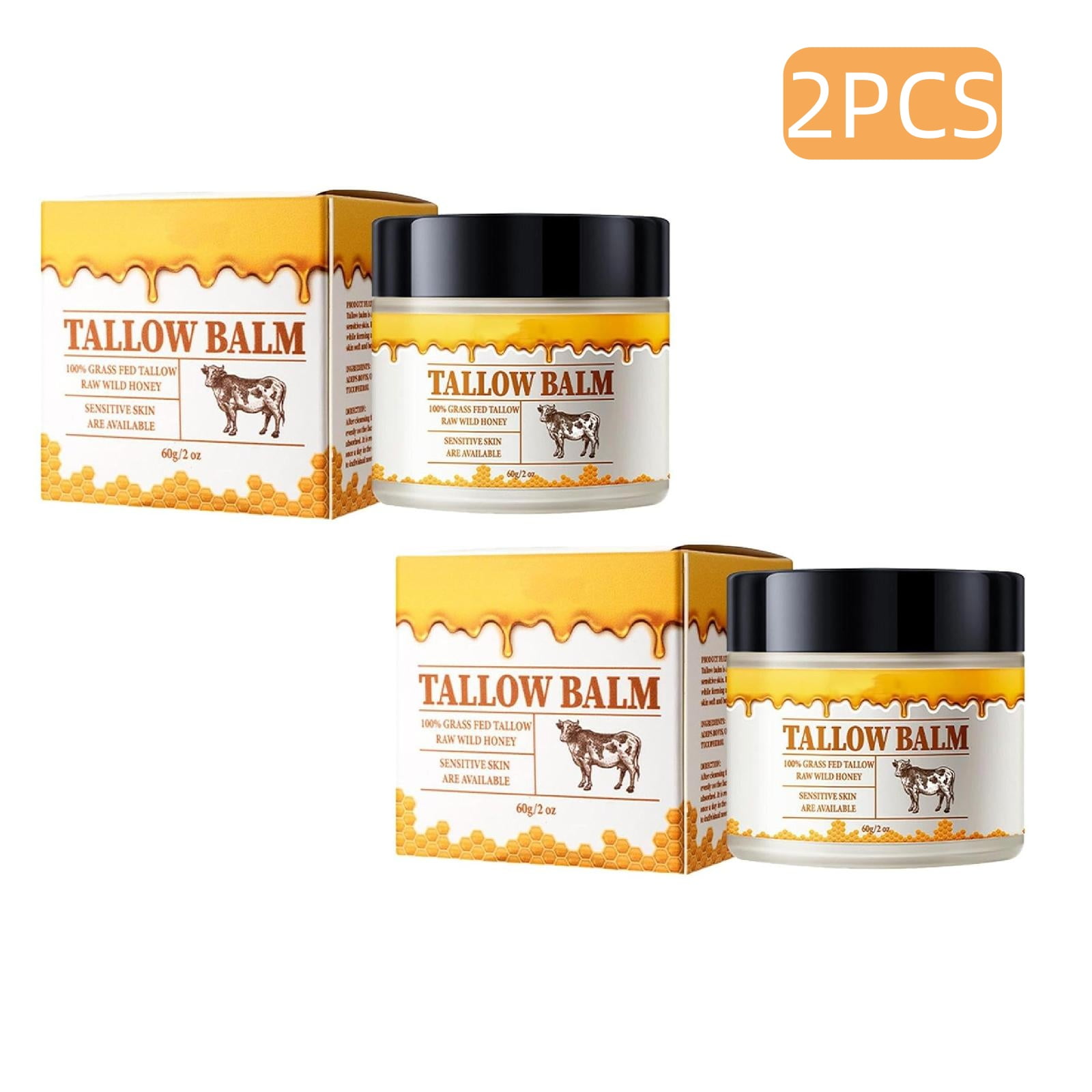Tallow and Honey Balm for Skin Tallow Honey Skin Balm Grass Fed Beef ...