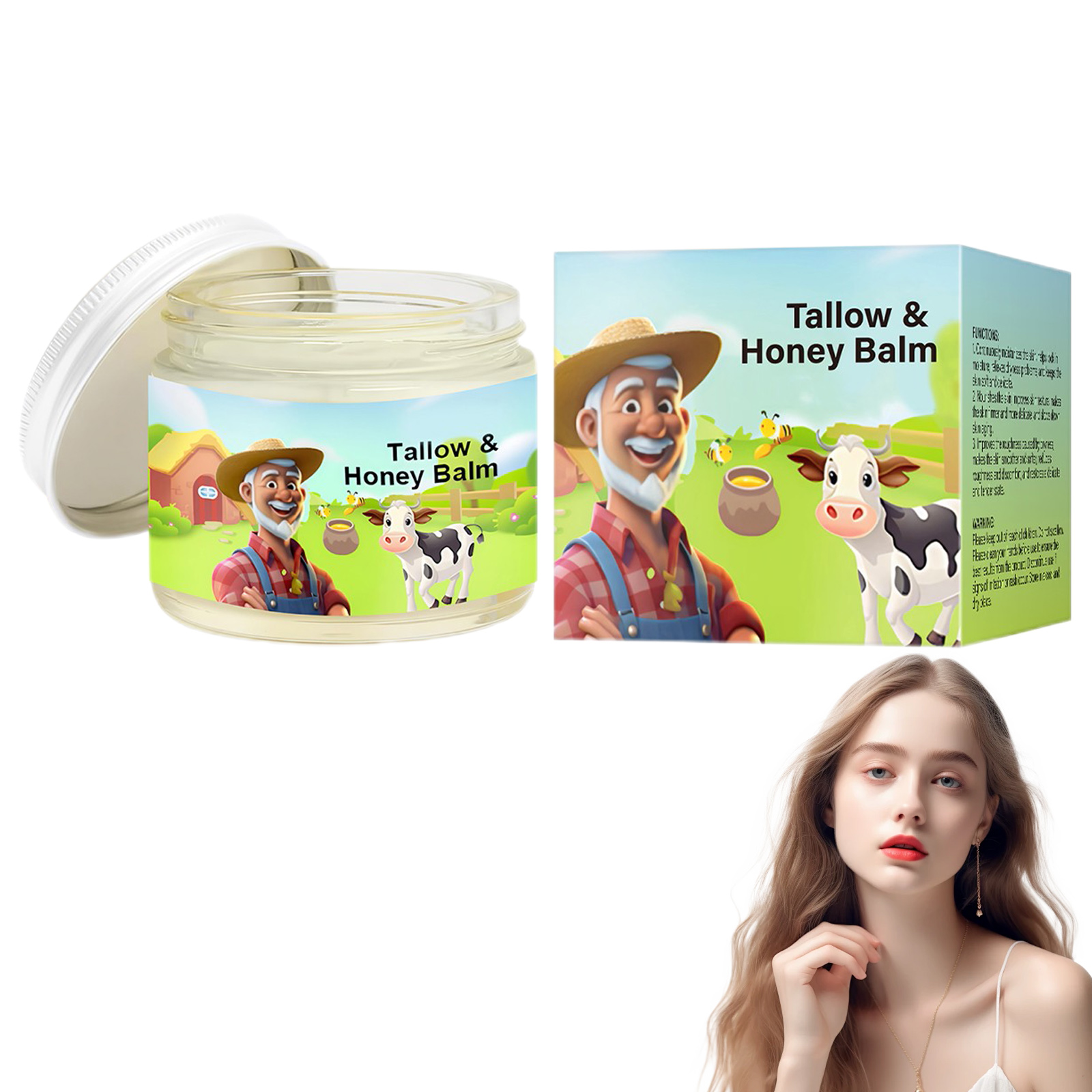 Tallow & Honey Body Balm | Tallow Body Balm - Handcrafted, all-natural ...