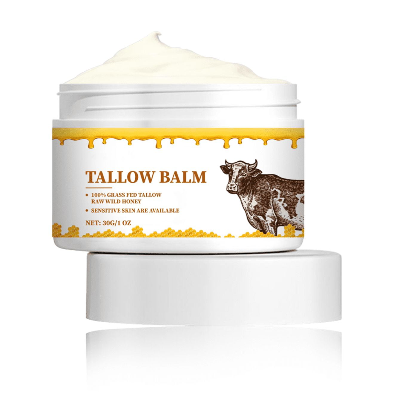 Tallow Honey Body Cream Tallow Moisturizer Nourishes And Moisturizes ...