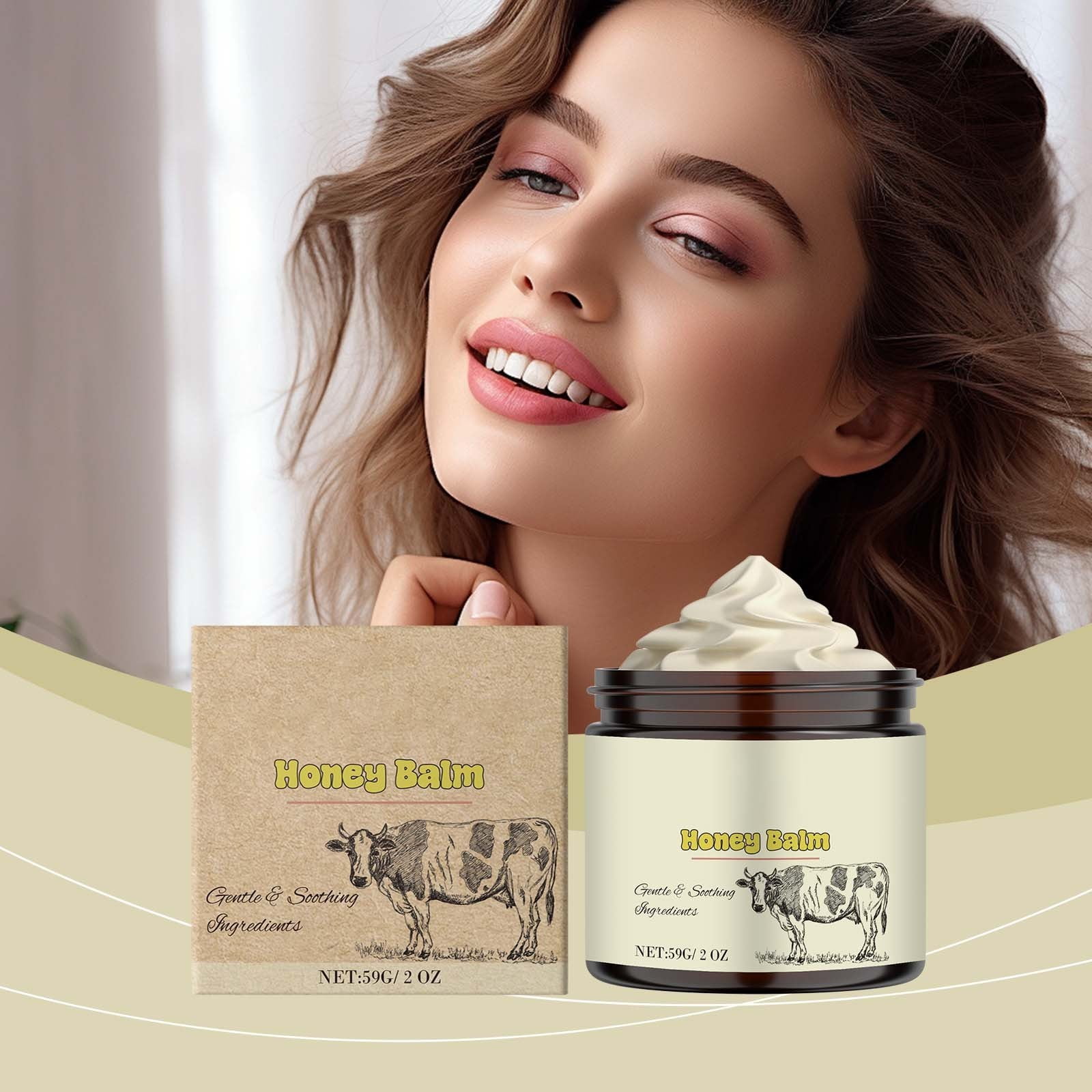 Tallow & Honey Cream - Deep Nourishing Facial Care, Tallow Honeys Moisturizer for Deep Hydration ...