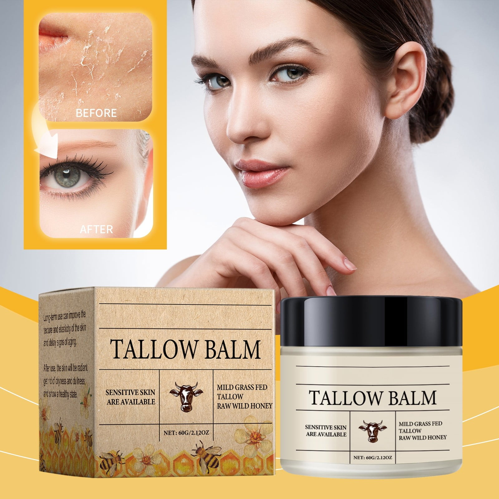 Tallow Moisturizer Deep Nourishing Soothing Nourishing Soothing Skin Skin Care Moisturizer ...