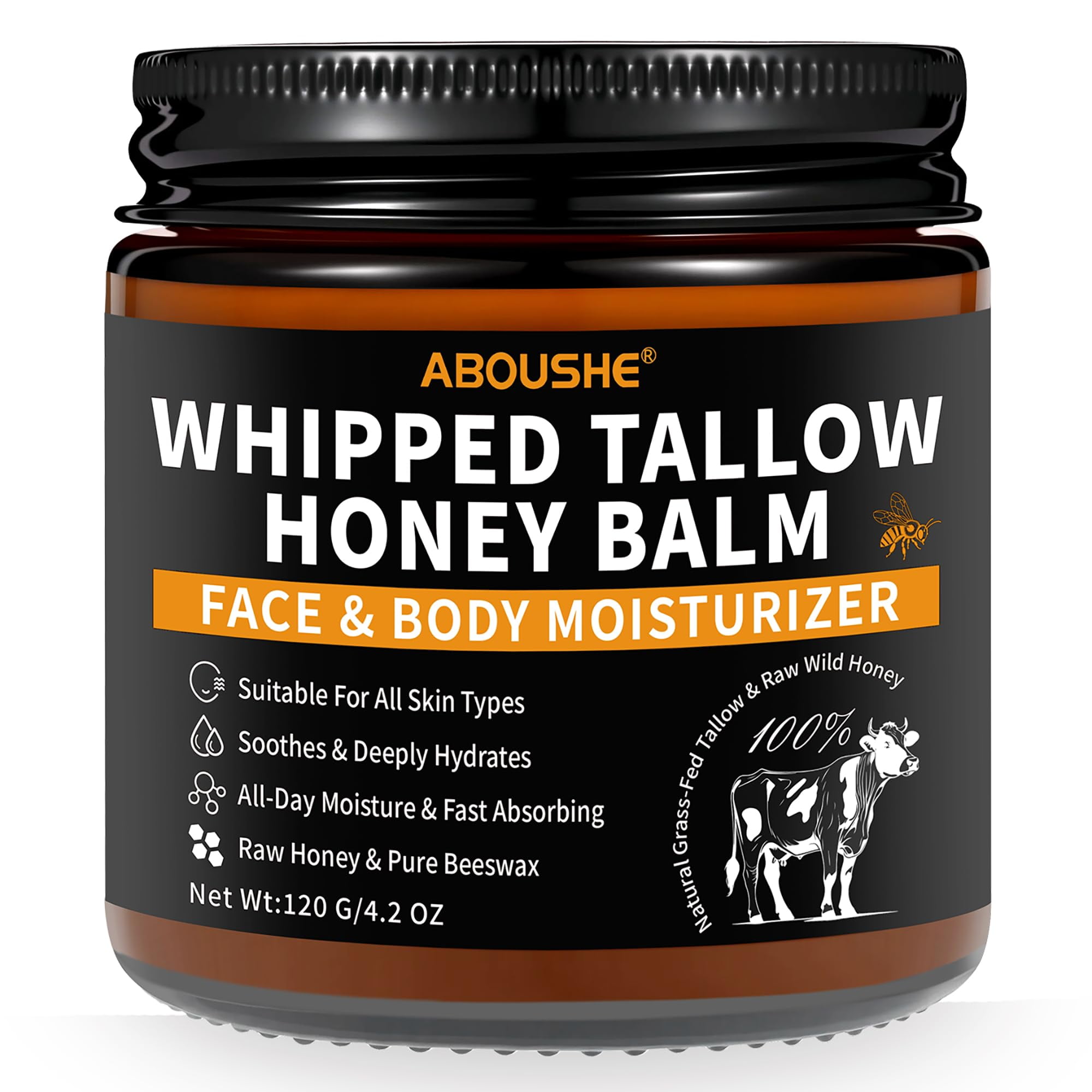 Tallow for Skin XEF1 - Organic Grass-Fed Whipped Tallow and Honey Balm ...
