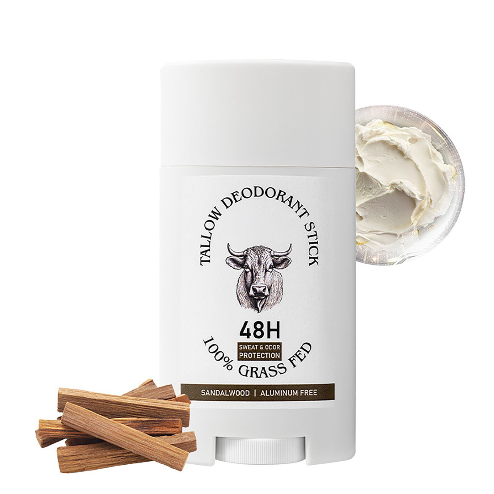 Tallow Tallow Stick Aluminum Whole Body With Grass Fed Beef Tallow 48 ...