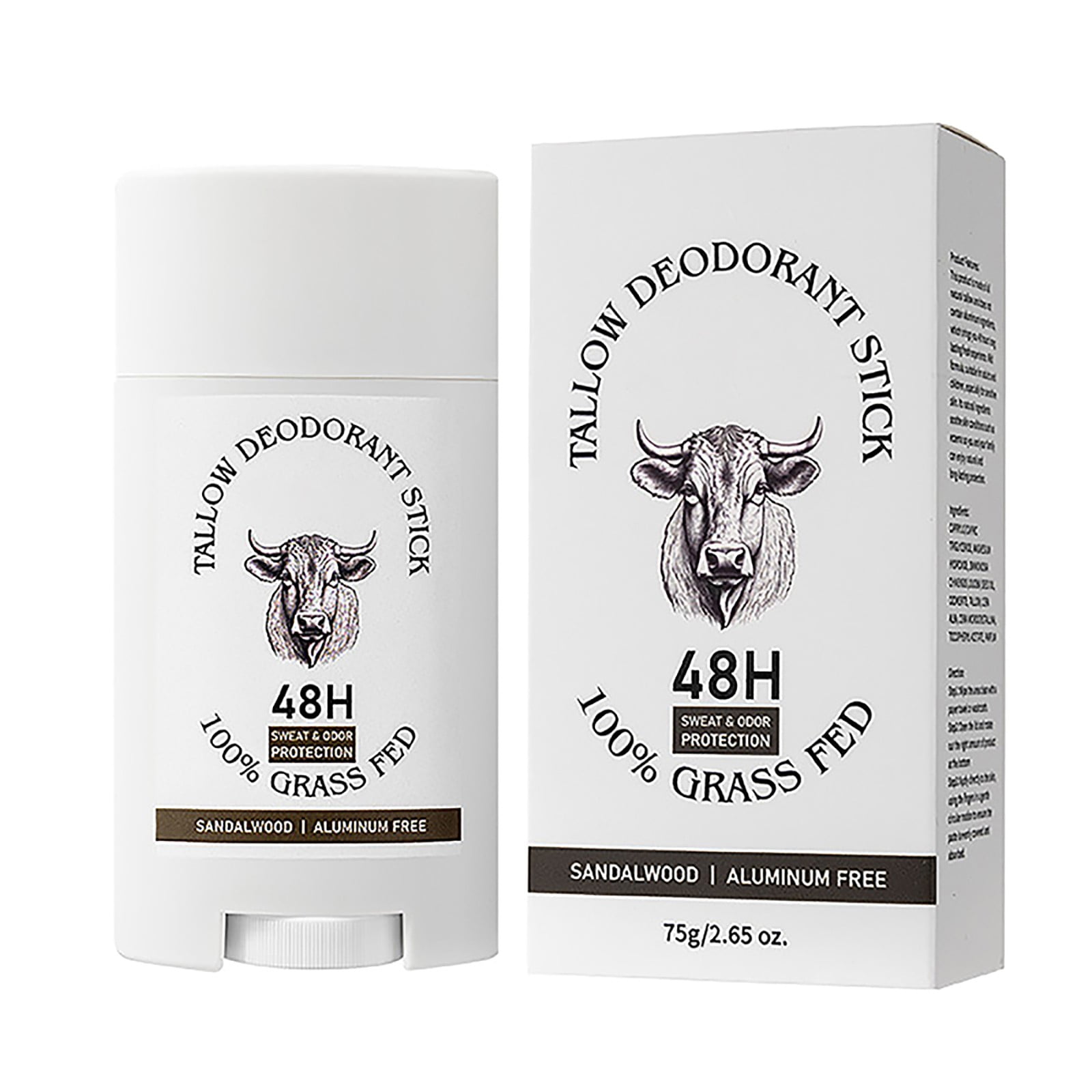 Tallow Tallow Stick Aluminum Whole Body With Grass Fed Beef Tallow 48 ...