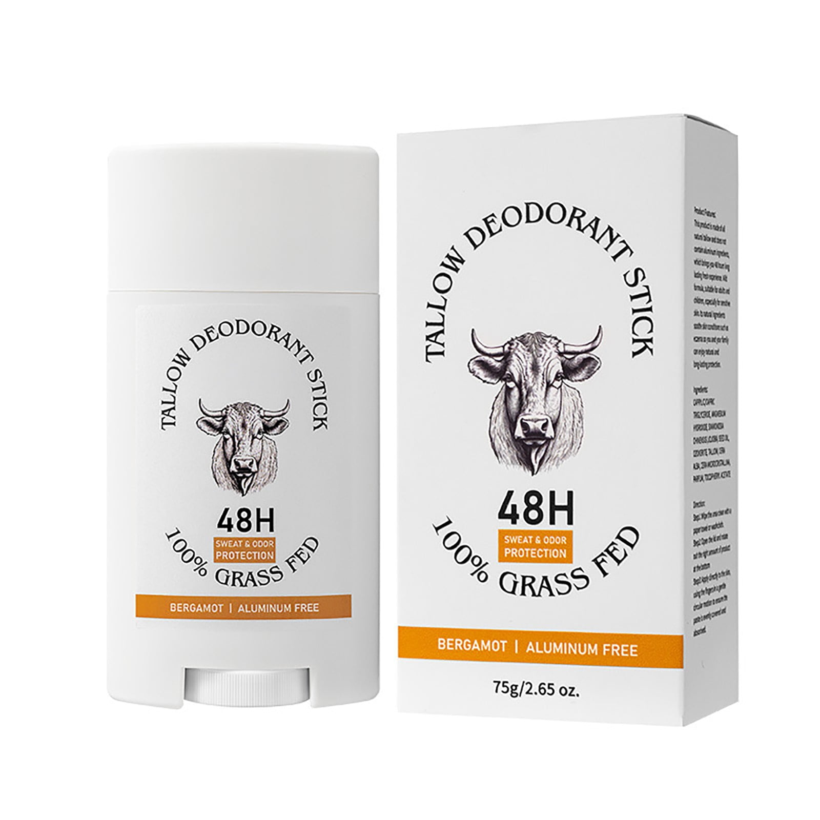 Tallow Tallow Stick Aluminum Whole Body With Grass Fed Beef Tallow 48 ...