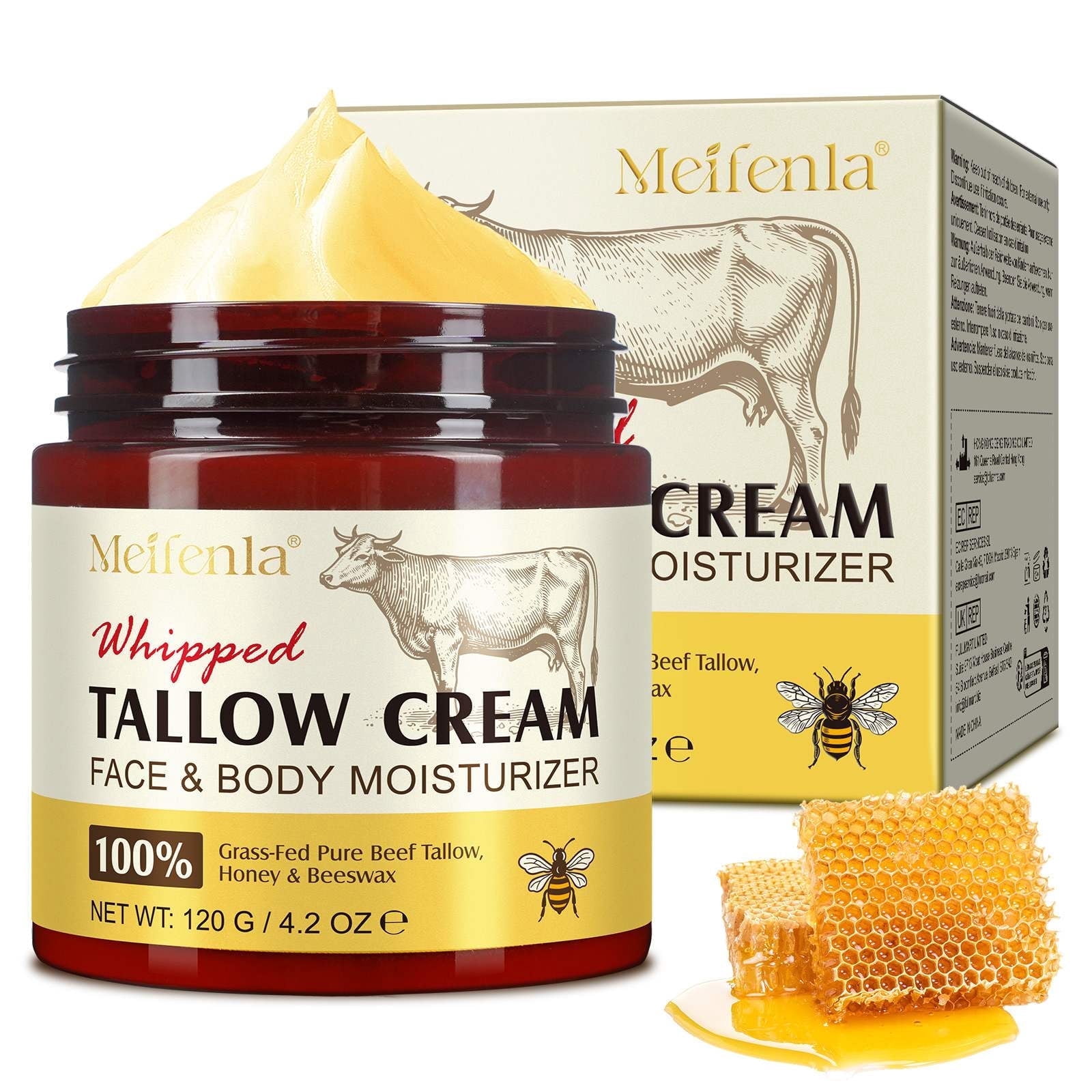 Tallow and Honey Balm – Organic Beef Tallow for Skin - Ultra-Nourishing ...