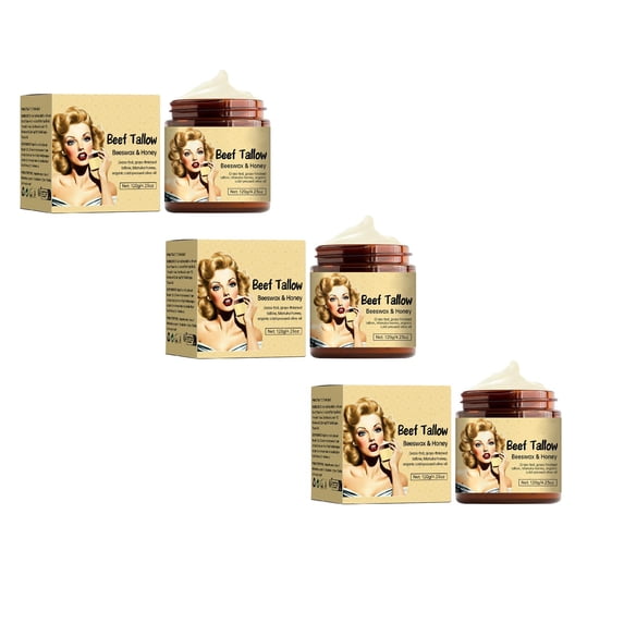 Tallow and Honey Balm Pure Original Wrinkle Beef Tallow Organic Fed ...