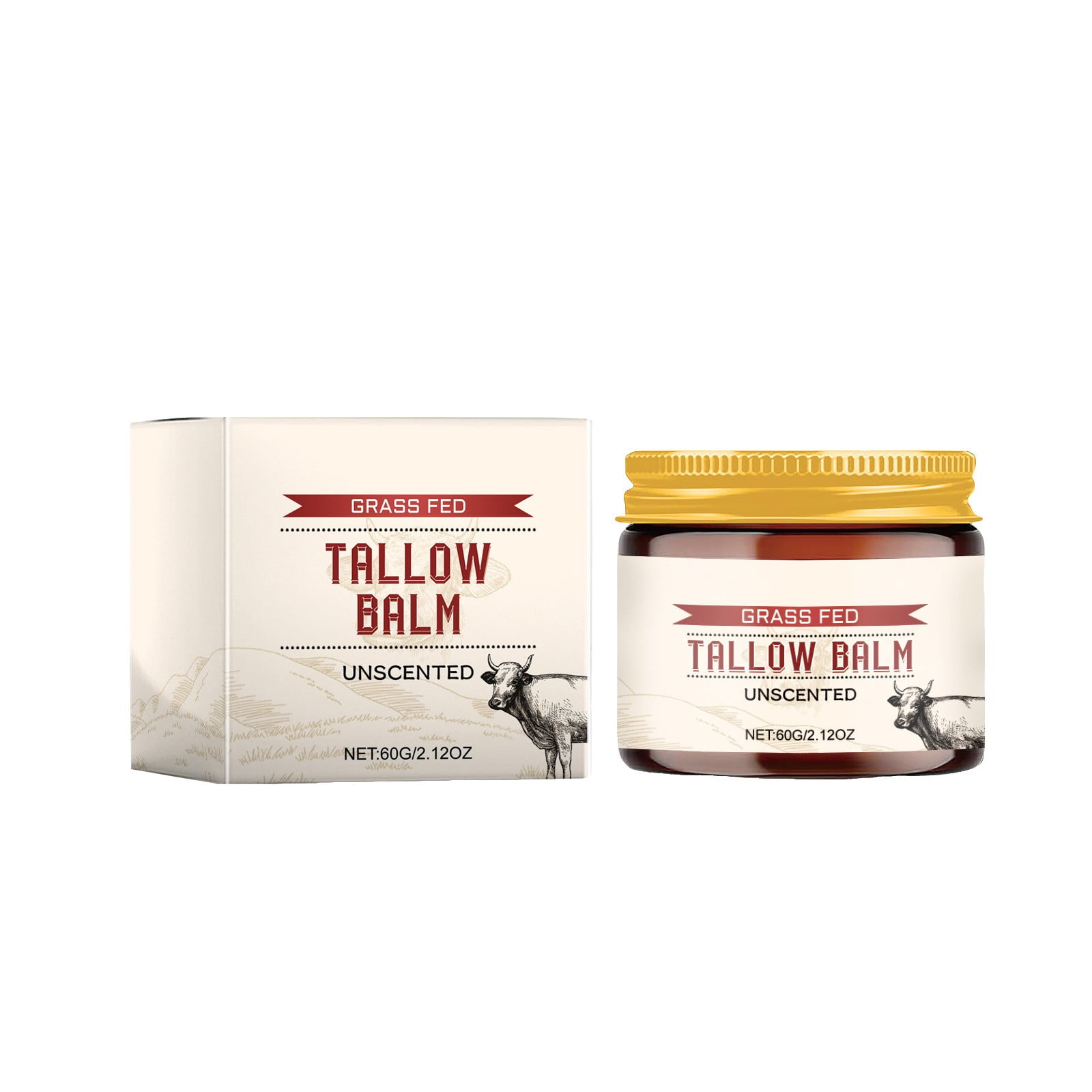 Tallow and Honey Balm for Skin,Tallow Face Body Moisturizer Cream ...