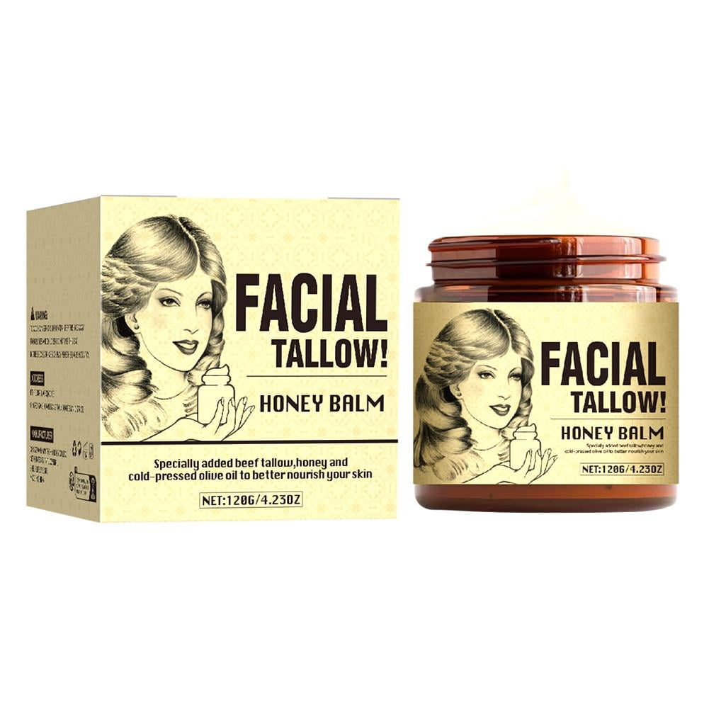 Tallow honey Moisturiser Tallow Skincare Pure cream formula 120g