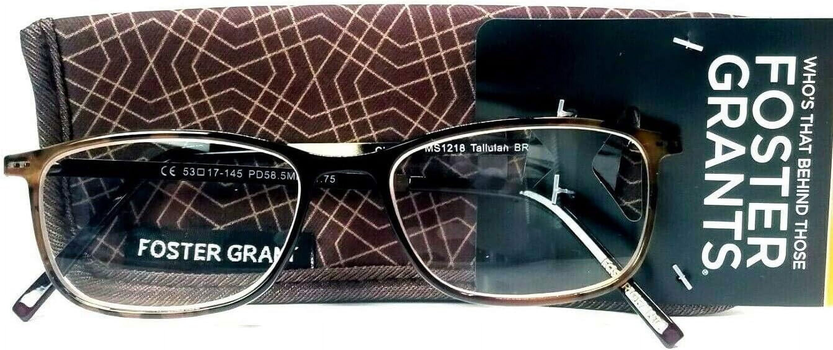 Tallulah Brown Reading Glasses W/Soft Case +1.75 - Walmart.com