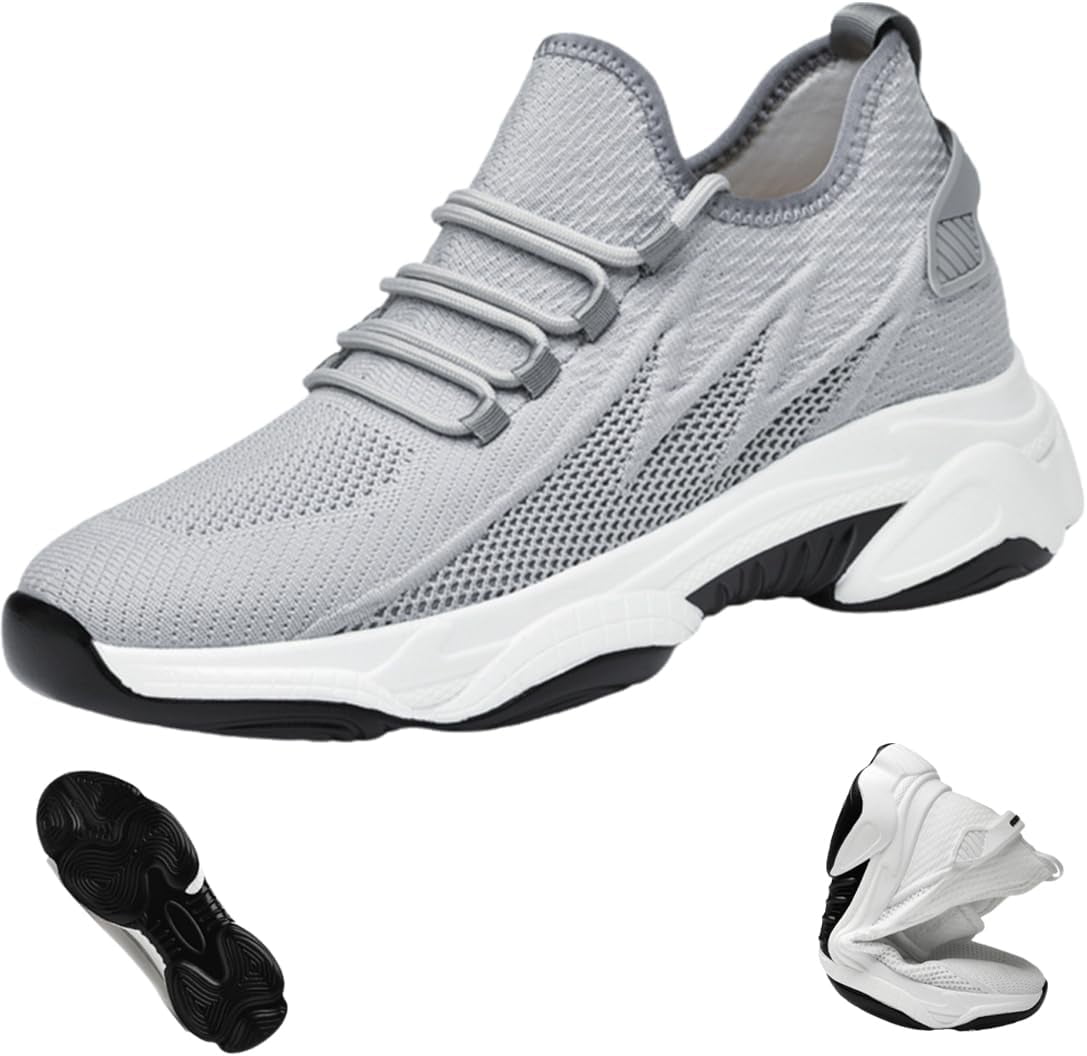 Tallure Sneakers, 4inch Hidden Height Increase, Cushioned Sole, Arch ...