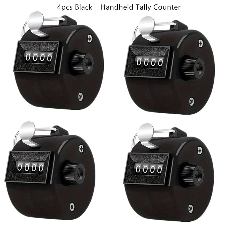 Tally Counter, 4-Digit Clicker Counter,Handheld Mechanical Counters ...