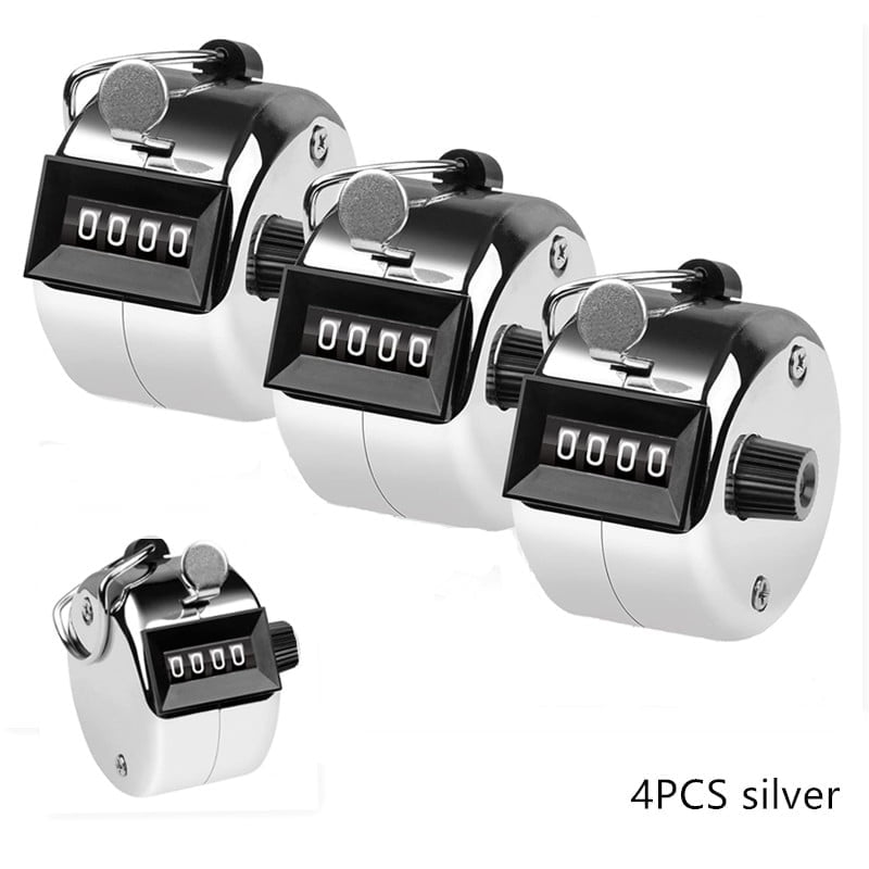 Tally Counter, 4-Digit Clicker Counter,Handheld Mechanical Counters ...