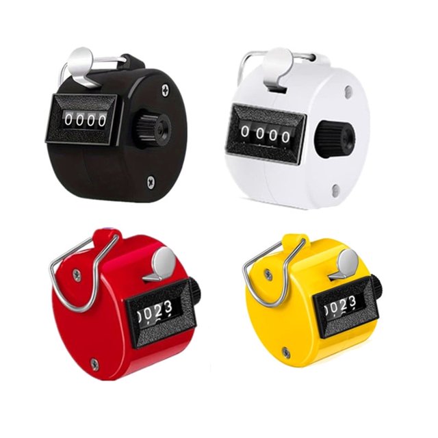 Tally Counter, 4-Digit Clicker Counter,Handheld Mechanical Counters ...