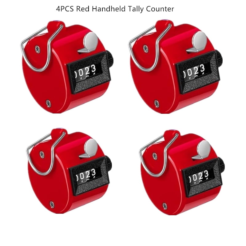 Tally Counter, 4-Digit Clicker Counter,Handheld Mechanical Counters ...