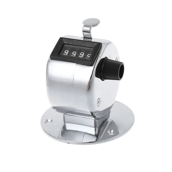 Tally Counters Manual Clicker 4 Digit Number Hand Held Mechanical Lap ...