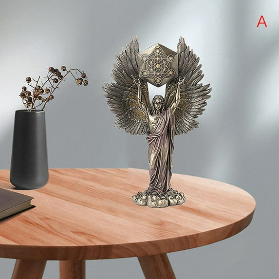 Talmudic Judaism Metatron Angel Holding Sacred Flower of Life Geometric ...