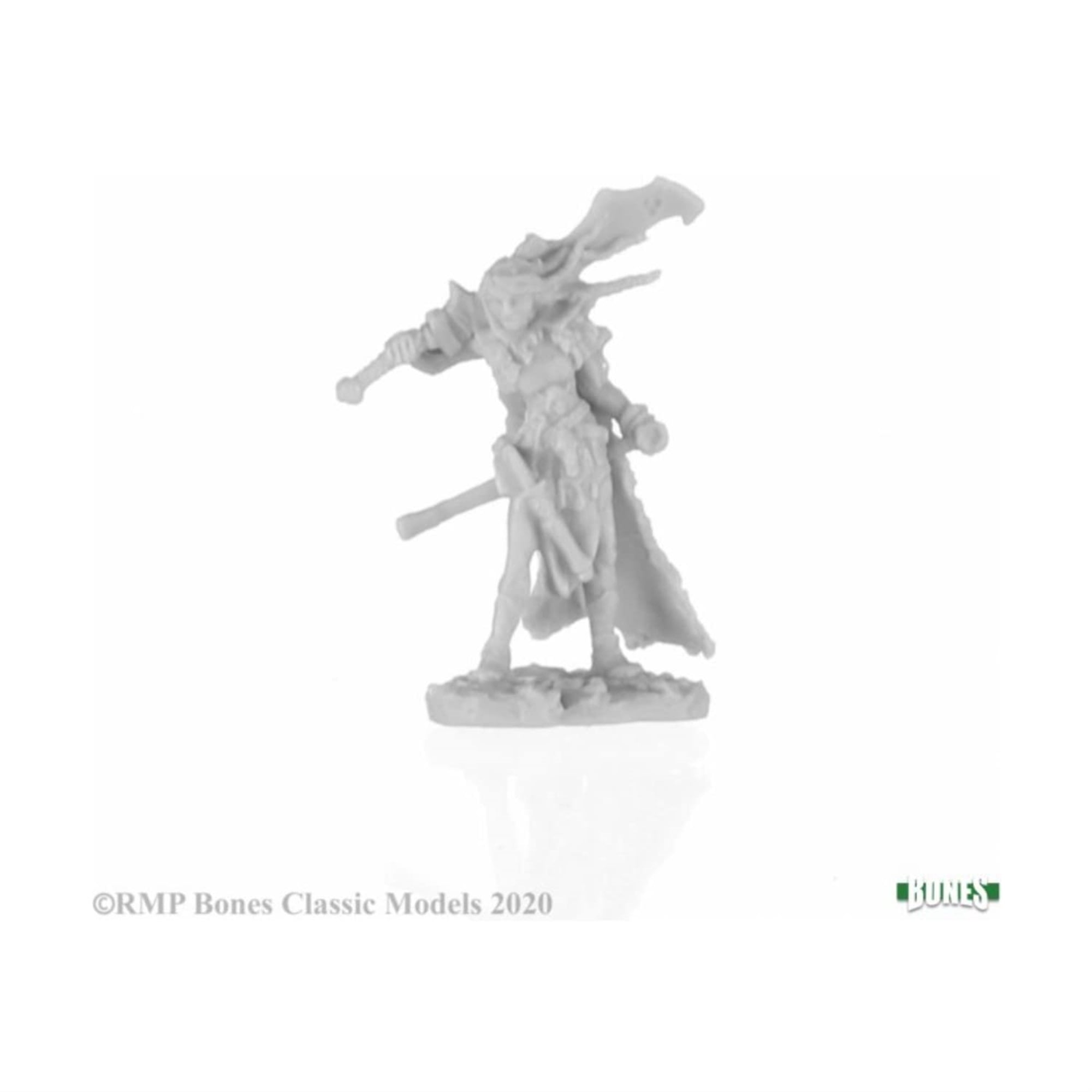 Talnyth Female Elf Barbarian Miniature 25mm Heroic Scale Figure Dark ...