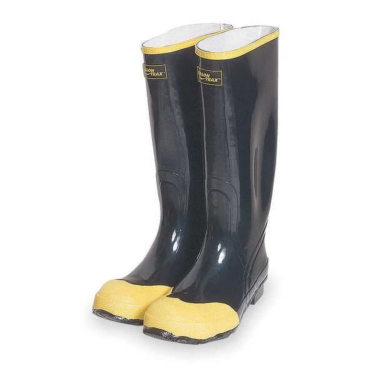 Manufacturer Varies Rubber Boot,Men's,8,Knee,Black,PR 4T280 - Walmart.com