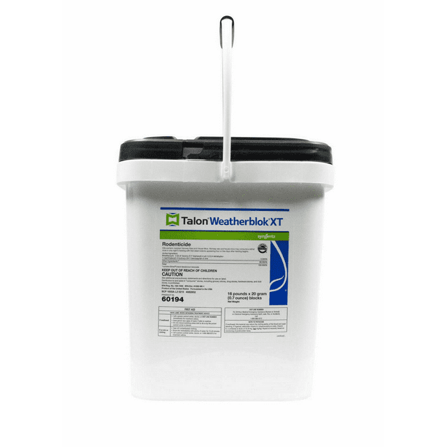 Talon WeatherBlok XT Rodenticide - 16 lb Pail by Syngenta - Walmart.com