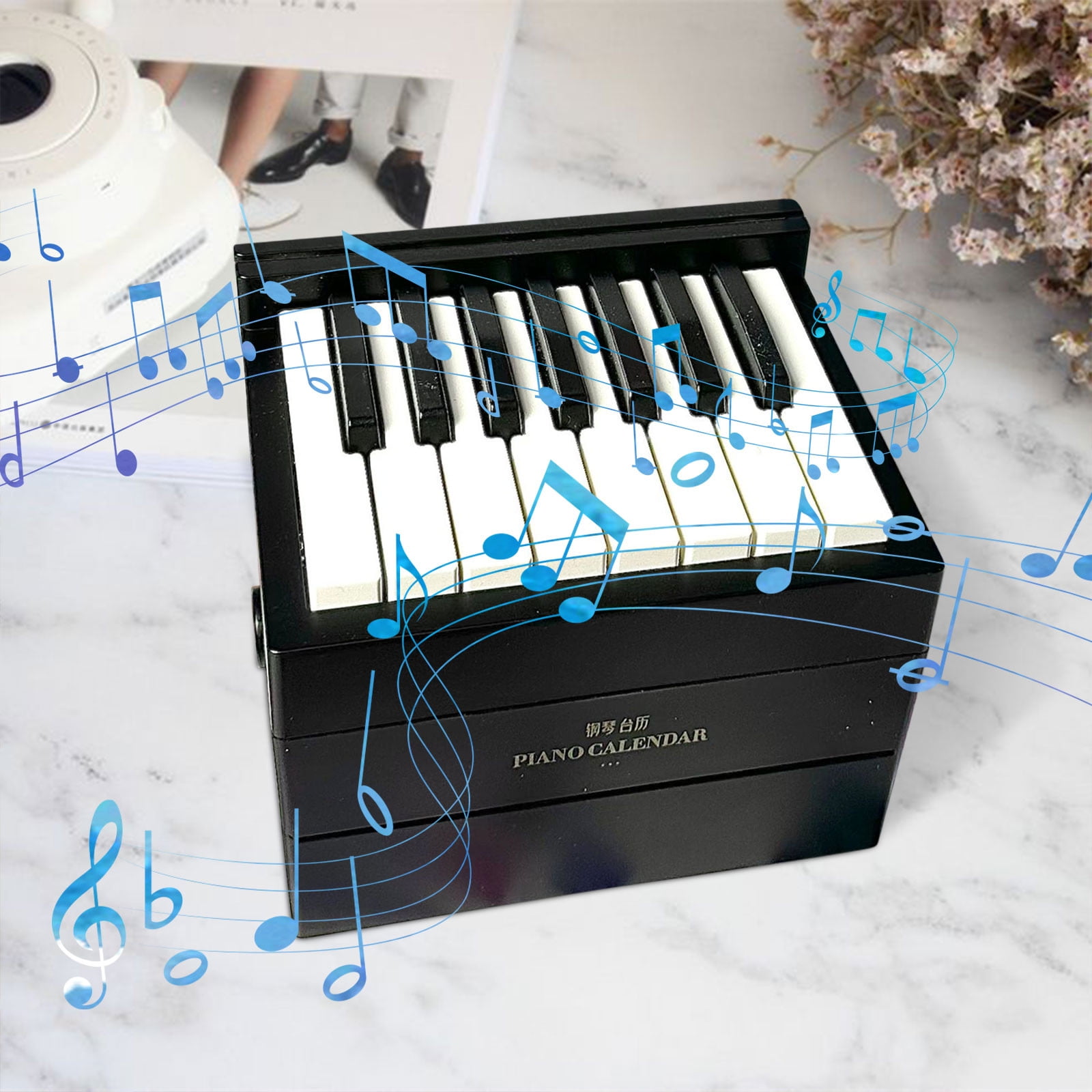 Talor Playable Piano Desk Calendar 2024, Mini Piano Calendar, Playable ...