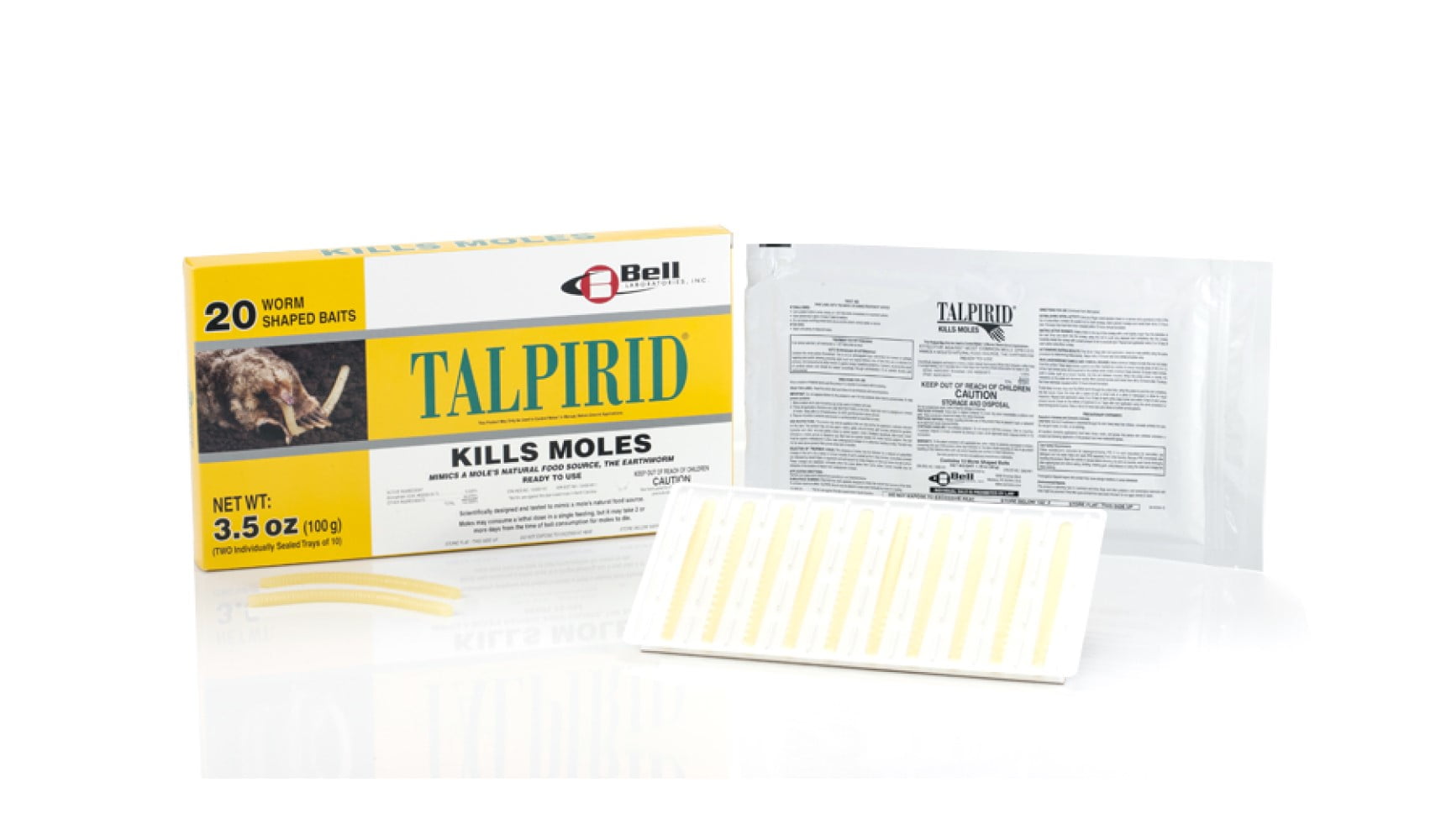 Bell Laboratories Talpirid Mole Bait - Outdoor Lawn and Yard Killing ...