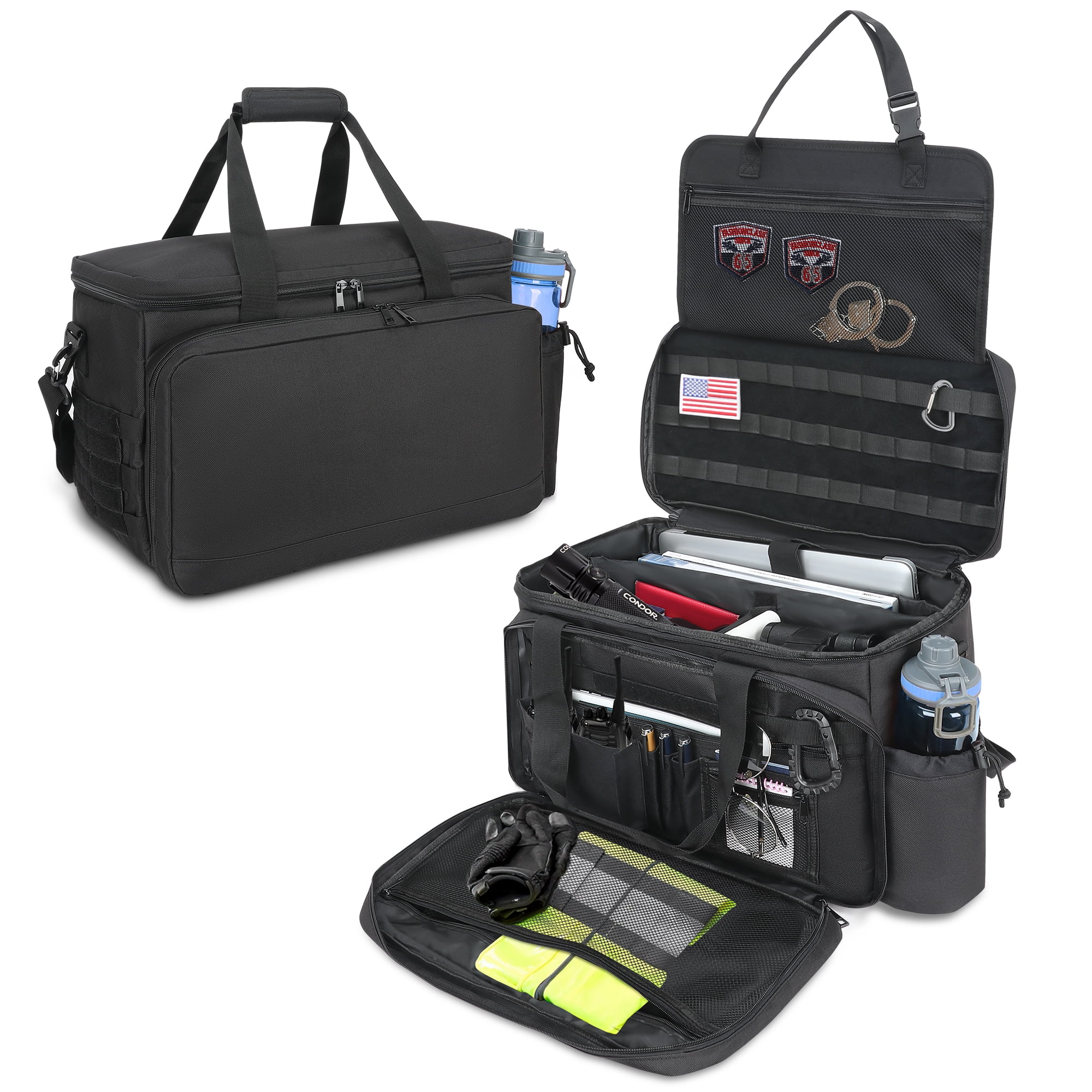 Talrizio Patrol Bag Car Front Seat Organizer for Law Enforcement ...