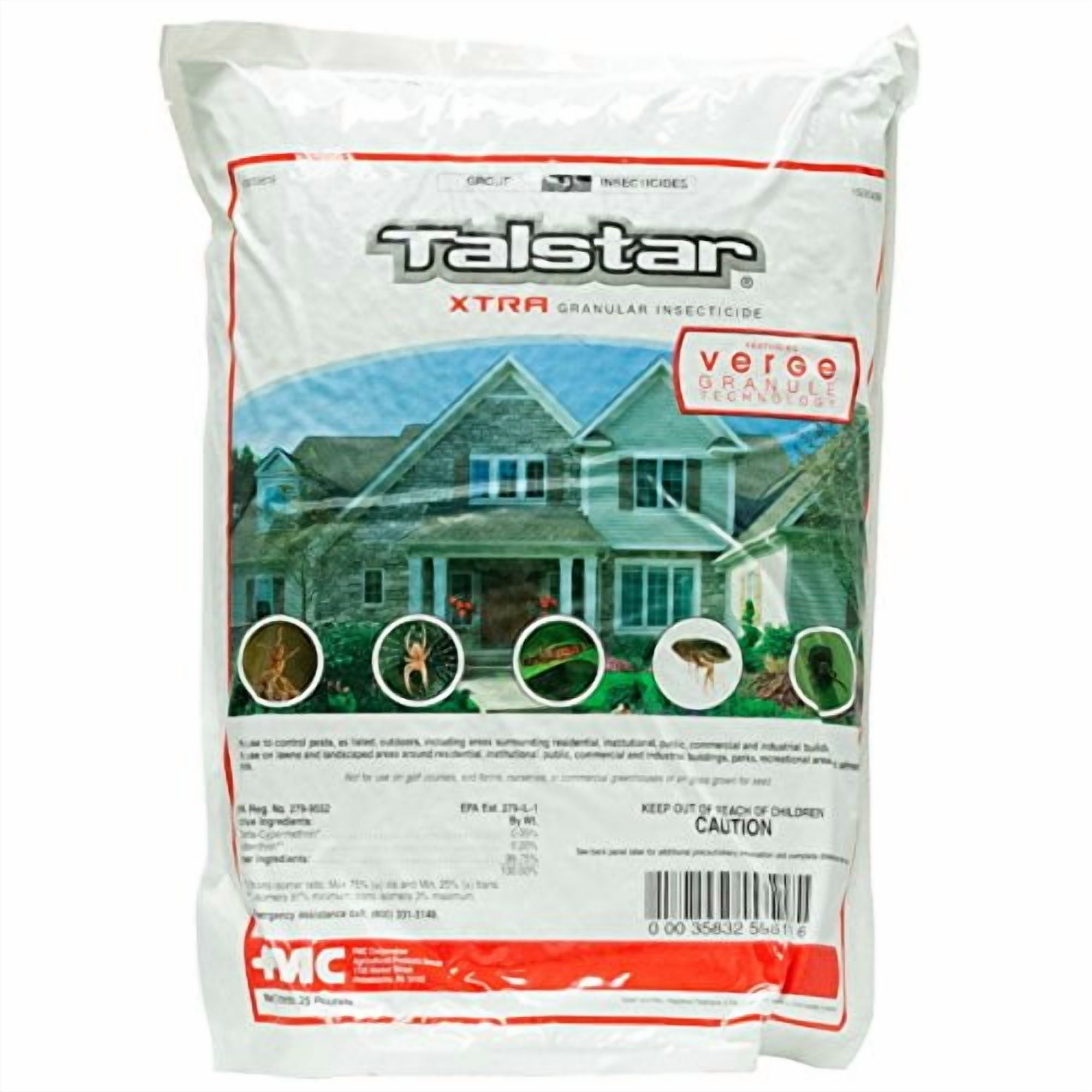 Talstar Xtra Yard Granules 25 Lbs Kill Fire Ants Scorpions Crickets ...