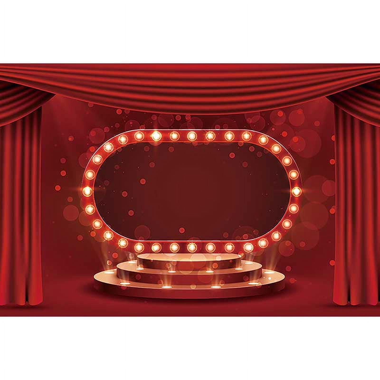 Talt Show Drapes Broadcast Room Studio Backdrop School Party Graduation ...