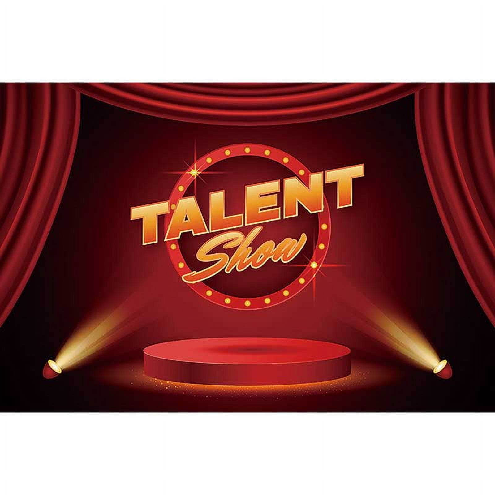 Talt Show Drapes Broadcast Room Studio Backdrop School Party Graduation ...
