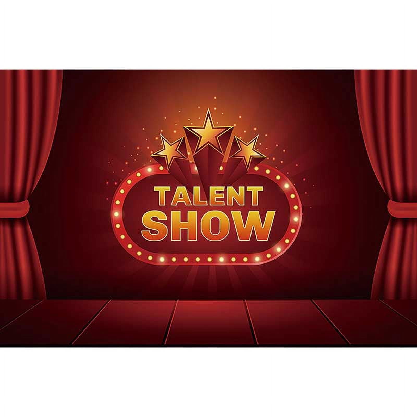 Talt Show Drapes Broadcast Room Studio Backdrop School Party Graduation ...