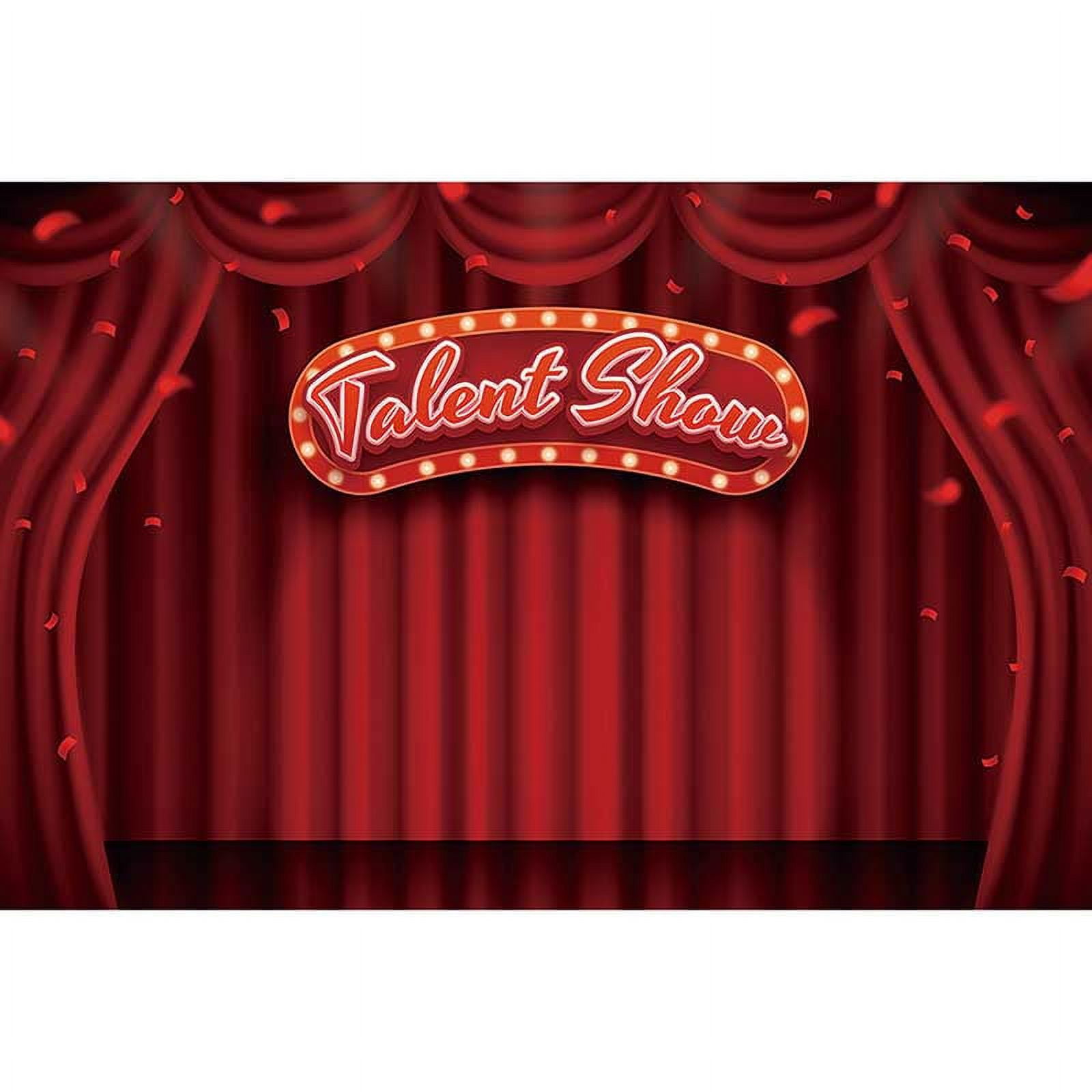 Talt Show Drapes Broadcast Room Studio Backdrop School Party Graduation ...