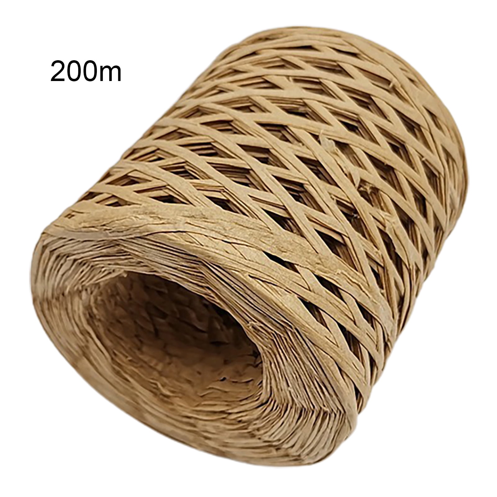 Taluosi 1 Roll Raffia Yarn Decorative Widely Applied Wrapping Gift ...