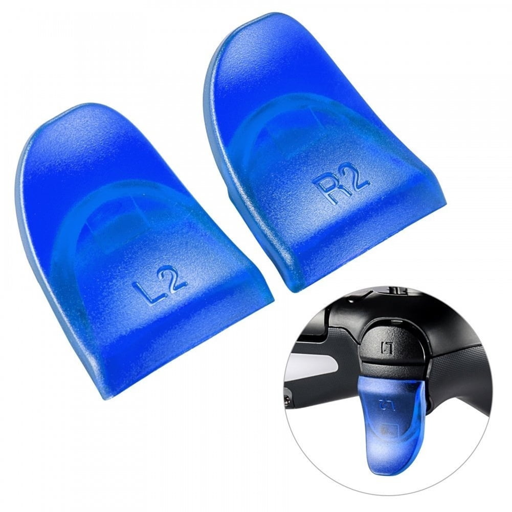 Taluosi 2Pcs R2 L2 Dual Trigger Extender Extra Longer Button for PS4 ...