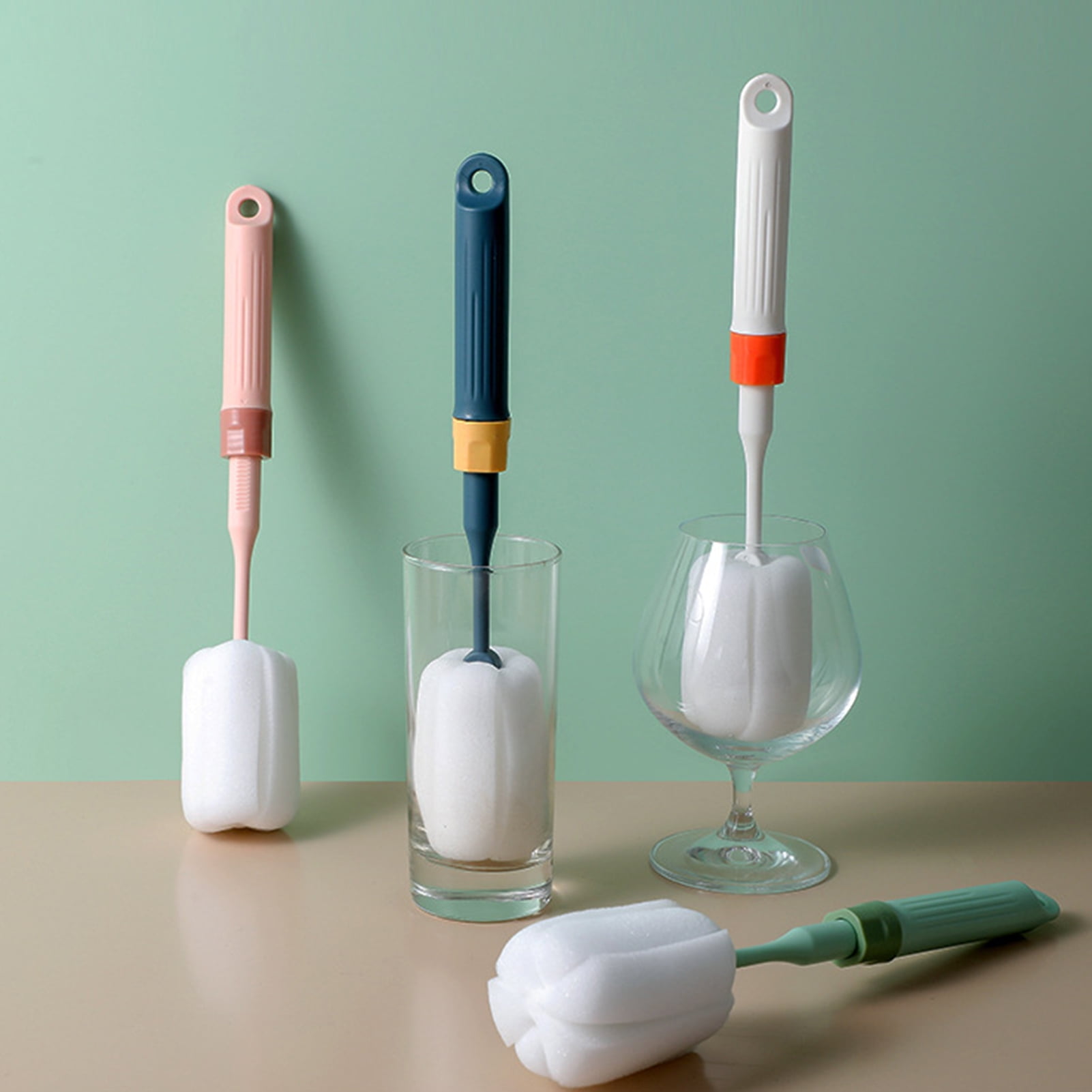 Taluosi Bottle Sponge Water Absorption Adjustable Lightweight Glass ...