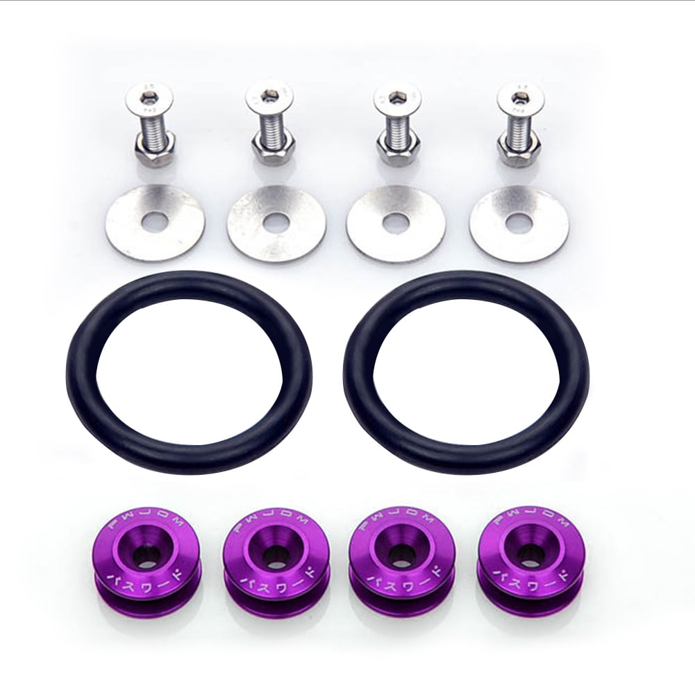 Taluosi Durable Quick Release JDM Fasteners Kit for Car Bumpers Trunk ...