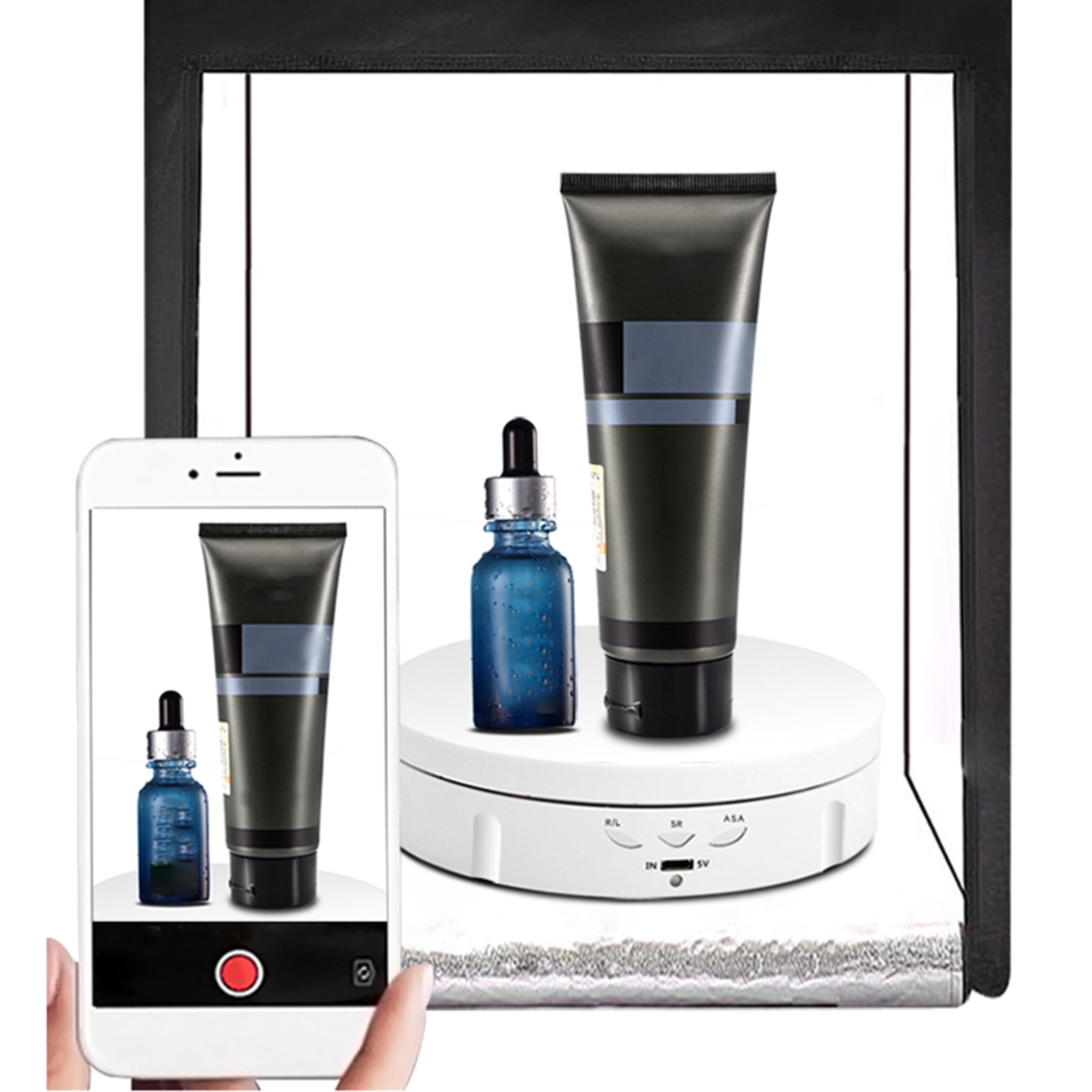 Taluosi Electric Rotating Table Auto-rotation Rechargeable 146mm ...